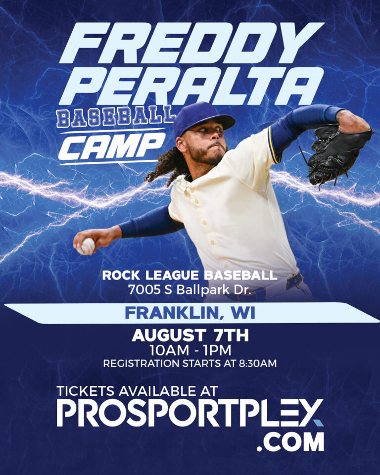 Freddy Peralta: Youth Baseball Camp - ProSportPlex